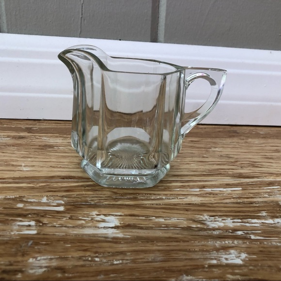 Kitchen | Collectable Vintage Small Glass Cream Pitcher Vase Collector ...